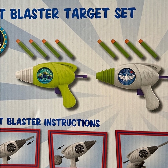 Disney | Toys | Toy Story Dart Blaster Target Set With Buzz Woody ...